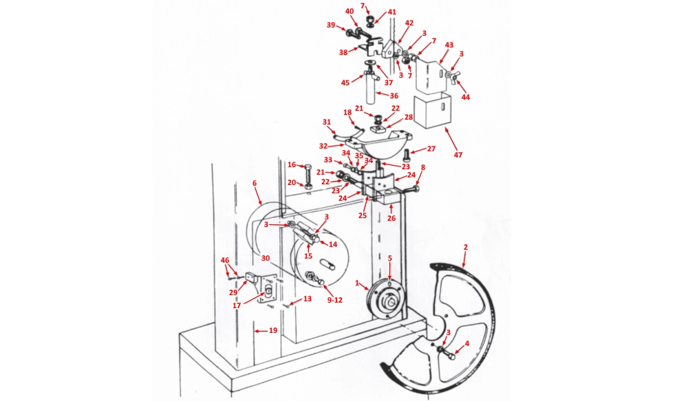 Startrite 301S / 301E Lower Assembly Spares | Machine Spares Ltd