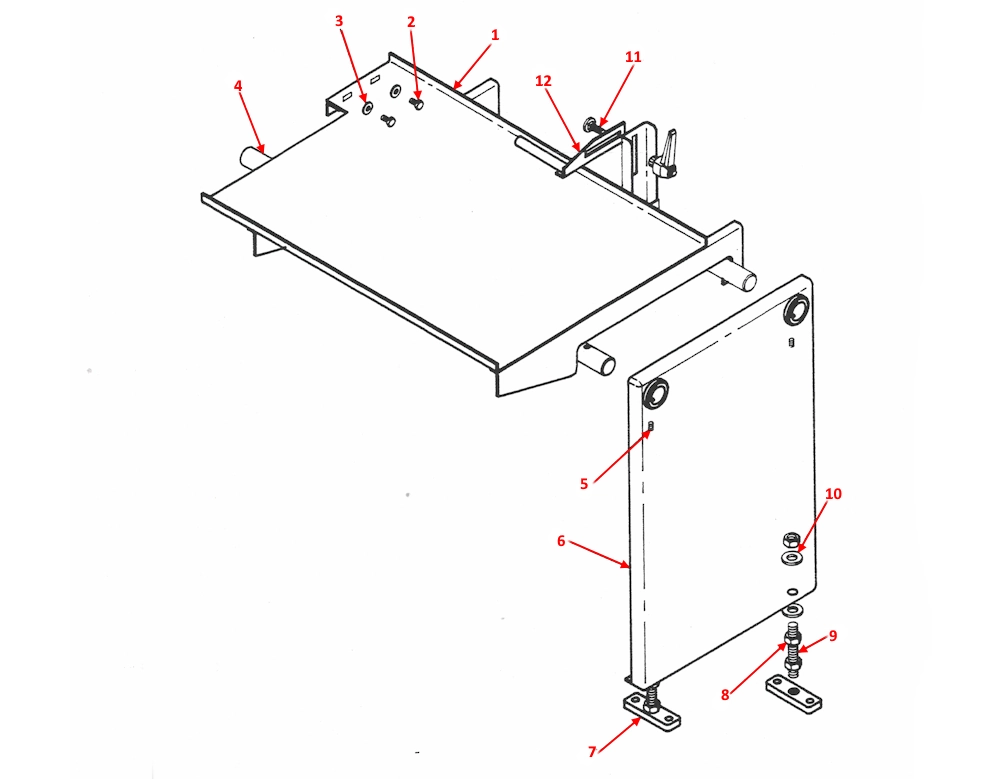 Startrite HB Discharge Tray (Manual Models) - Spare Parts