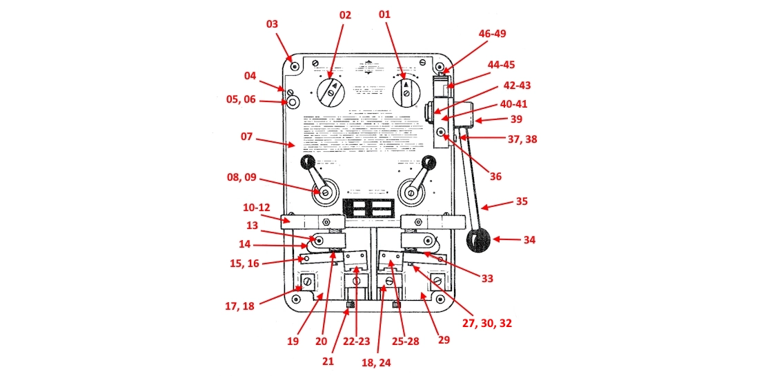 Startrite FRONT PANEL - IDEAL BSO25 BLADE WELDER - | Machine Spares Ltd